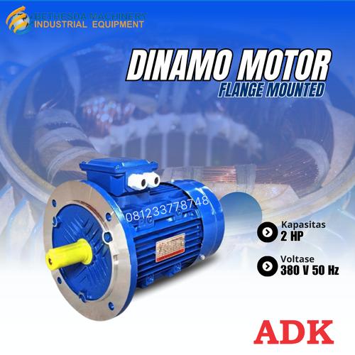 Jual Motor Electro Dinamo 2 Hp 3 Phase B5 2 4 6 Pole 2Hp Dinamo Listrik ...