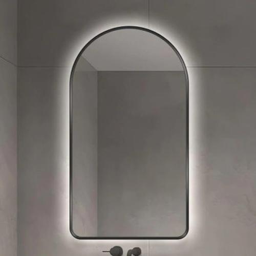 Jual Cermin LED Frame Besi Setengah Kapsul Frame Besi Cermin LED Frame ...