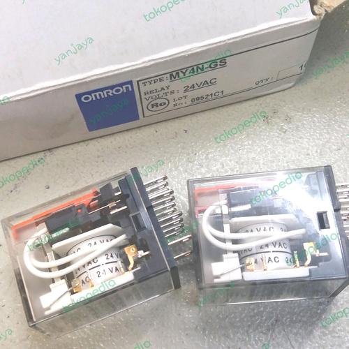 Jual RELAY OMRON MY4N GS 24VAC 14PIN OMRON ORIGINAL/RELAY MY4N OMRON ORIGINAL - Jakarta Pusat ...