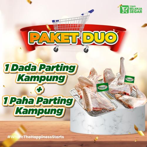 Promo Paket Duo Dada & Paha Ayam Kampung Asli (300 gram/pack) - Natural ...