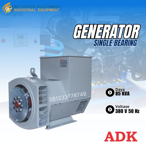 Jual Generator ADK 85 KVA Mesin 3 Phase 68 KW Single Bearing - Kota ...