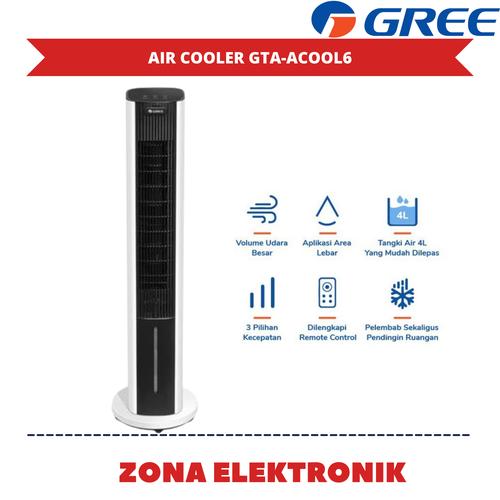 Jual GREE Tower Fan Air Cooler GTA-ACOOL6 Penyejuk / Pendingin Ruangan ...