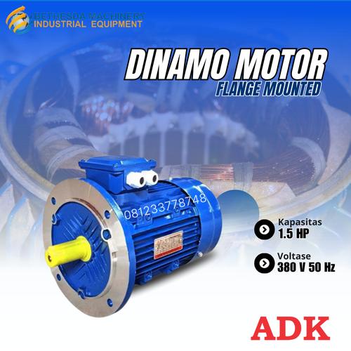 Jual Motor Electro Penggerak 1.5 Hp 3 Phase 2 4 6 Pole Dinamo Listrik ...
