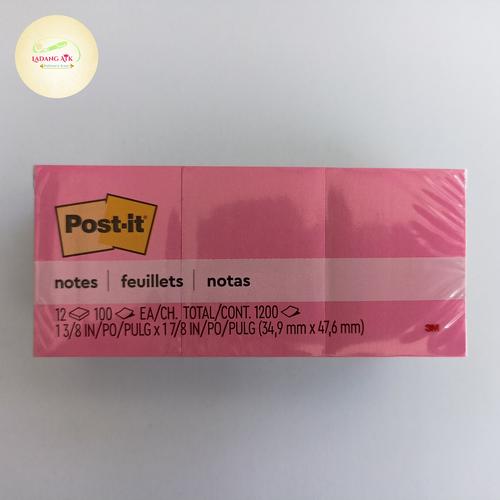 Jual 3M Post It 34,9mmX47,6mm / Memo Stick / Sticky Note Color / Kertas ...