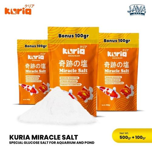 Jual KURIA MIRACLE SALT 500GR FREE GARAM POND KOLAM IKAN KOI KOKI ...