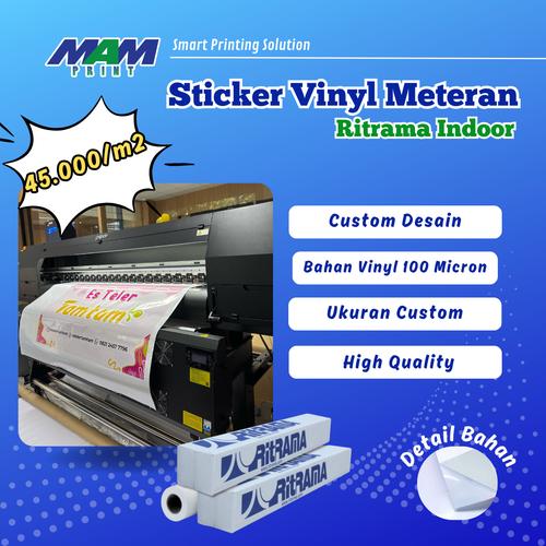 Jual Stiker Vinyl Meteran Indoor Outdoor - Stiker Vinyl Ritrama ...