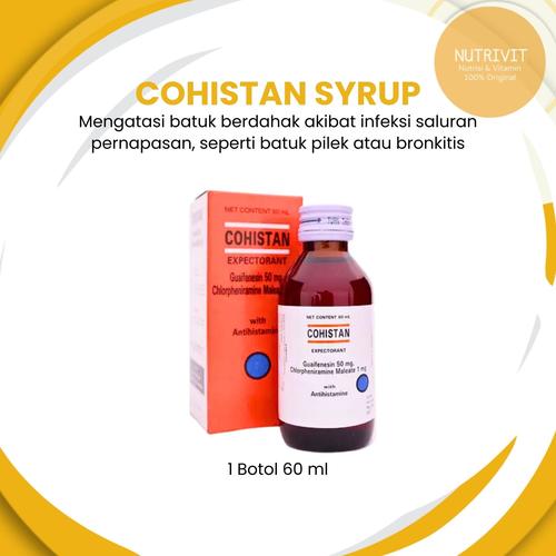 Jual Cohistan Expectorant Sirup Obat Batuk Berdahak isi 60ml - Kota ...