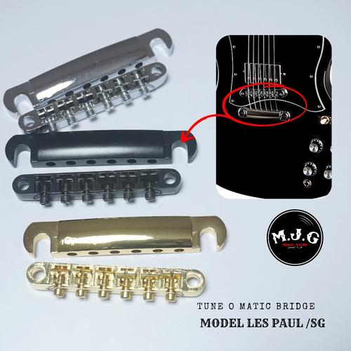 Jual tremolo saddle bridge tune o matic gitar elektrik LP SG style ...