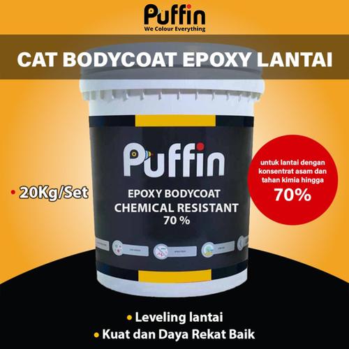 Promo Cat lantai PUFFIN Epoxy Body Coat chemical resistant 70% - White ...