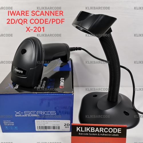 Jual BARCODE SCANNER E-FAKTUR 2D/1D IWARE X-201 (QR CODE-EFAKTUR-AZTEC) - KABEL USB - Kota ...