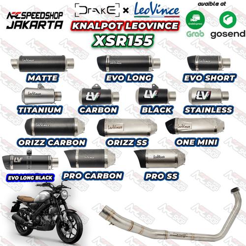 Jual KNALPOT HEADER R9 Drake YAMAHA XSR 155 + SILENCER LEOVINCE SERIES ...