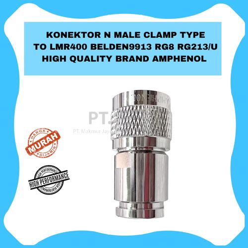 Jual Konektor N Male Amphenol RFX Clamp High Quality For LMR400 RG8 - Jakarta Barat - PT.MJIN ...
