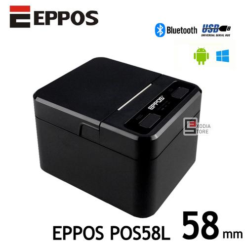 Promo Mini Thermal Printer Bluetooth USB EPPOS PLUS 58mm POS58L RPP02 ...