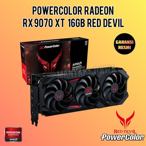 Jual PowerColor RX 9070 XT 16GB Red Devil GDDR6 - Kota Surabaya ...
