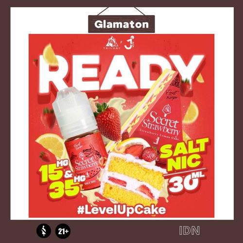 Jual LIQUID SECRET STRAWBERRY 30ML 15MG & 35MG SALTNIC ORIGINAL LIQUID ...