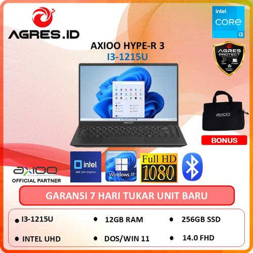 Promo LAPTOP AXIOO HYPE-R 3 I3-1215 12GB 256GB 14" FHD - Non Bundle ...