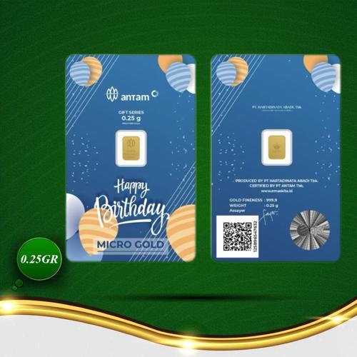 Promo Logam Mulia ANTAM 0.25 Gram Micro Gold Premium Emas Hartadinata x ...