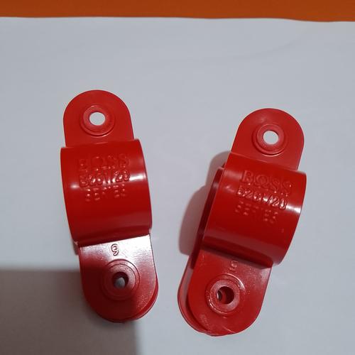 Jual Klem pipa conduit 20mm Warna Merah Merk-BOSS Tipe-B261/20 ...