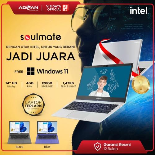 Jual ADVAN Soulmate S 1405 Laptop Intel Celeron N4020 4GB 128GB 14"HD ...