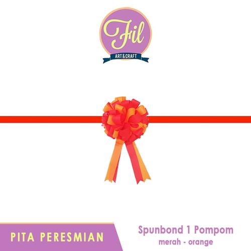 Jual Pita Peresmian / Gunting Pita / Pita Bulat / Pita Pompom Peresmian ...