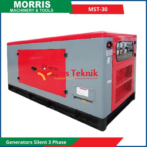 Jual Mesin Genset 30 KW Morris MST-30 Generators Silent 3 Phase MST30 ...