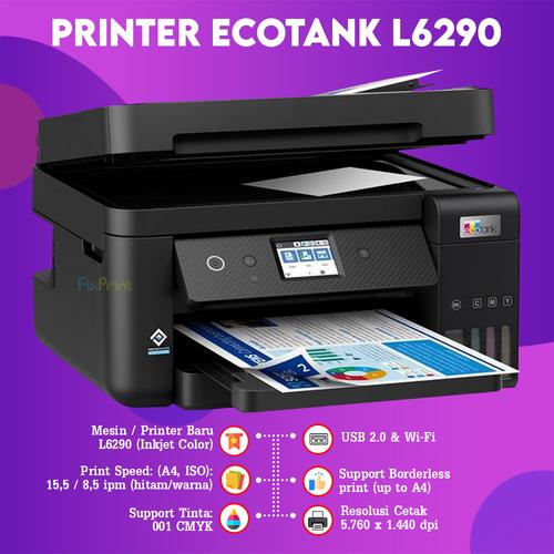 Promo Printer Epsn EcoTank L6270 A4 Print-Scan-Copy Wi-Fi Duplex ...