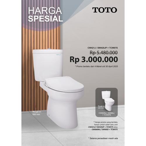Jual Closet TOTO CW 421 + ECO WASHER TCW 07 S - Jakarta Barat - Dapur ...