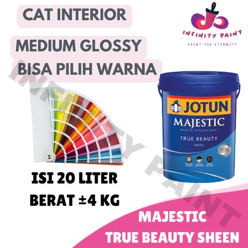 Jual Cat Tembok Interior Jotun Majestic True Beauty Sheen 20 Liter ...