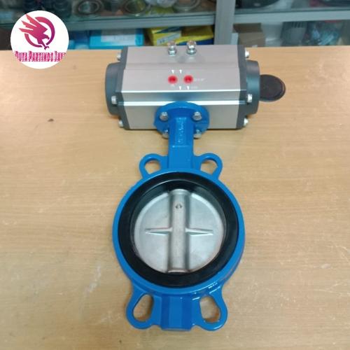 Jual Butterfly Valve Cast Iron 12" inchi DN 300 Pneumatic Actuator ...
