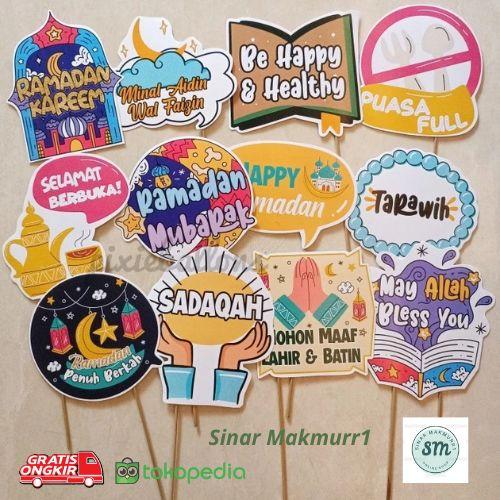 Jual PPC PHOTOBOOTH PROPS RAMADAN IDUL FITRI LEBARAN TONGKAT FOTO ...