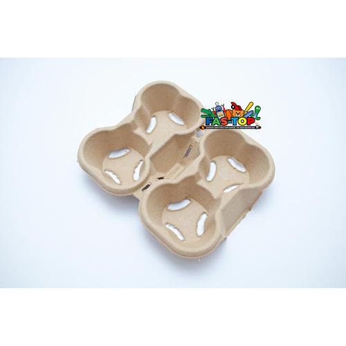 Jual Tray Cup Holder Pulp Tray Moulded Tray Tatakan Gelas Kopi Tempat ...