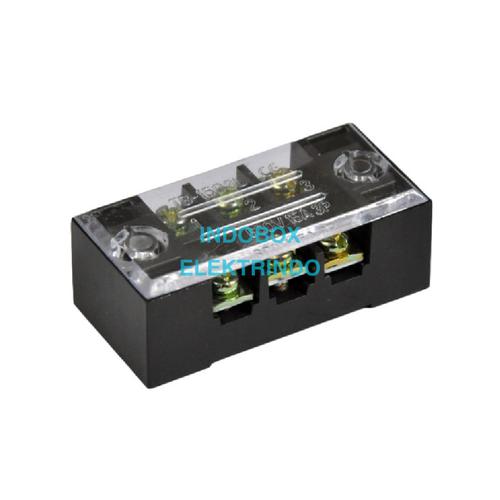 Jual TAB Terminal Block TB1503 3 Pole 15A - Terminal Blok 3P 15A ...