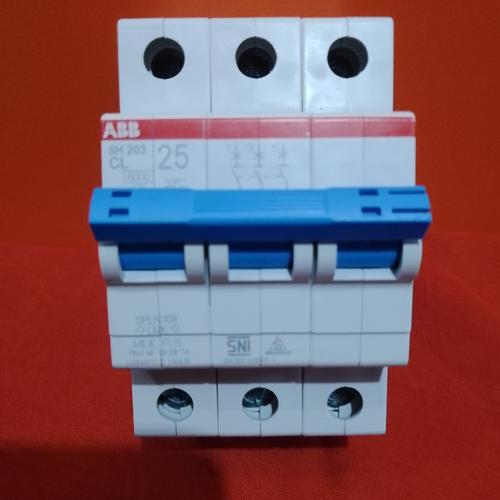 Jual MCB 3 PHASE | 25 Amper Merk-ABB Tipe-SH203-CL25 SNI original PLN ...