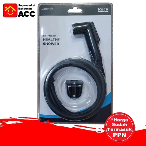 Jual Roca Be Fresh Healthy Shower Matt Black | Jet Shower Toilet ...