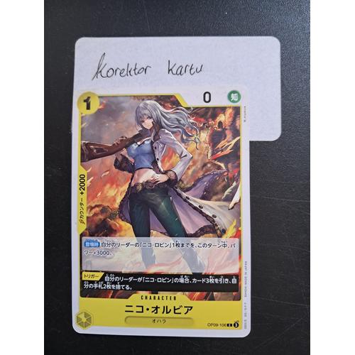 Jual TCG One Piece Nico Olvia OP09-106 - Kota Bogor - Korektor Kartu | Tokopedia