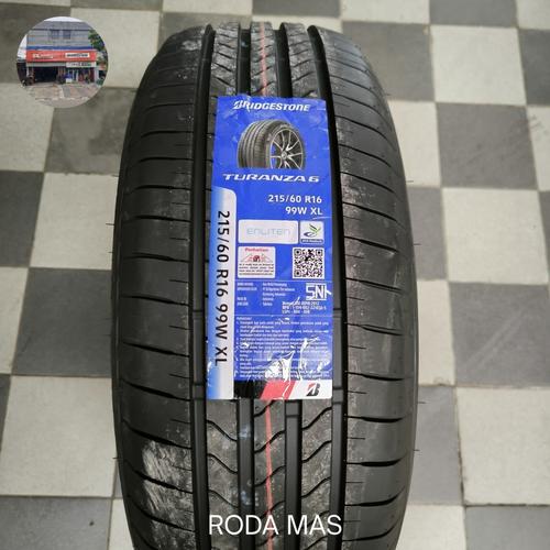 Jual Ban Bridgestone Turanza 6 215/60 R16 (Ban SX4,Camry,Ecosport,Voxy ...