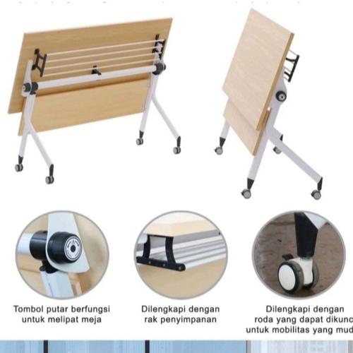 Jual Meja kerja lipat meja lipat meja rapat Indachi KACHE - 120x60x75 ...