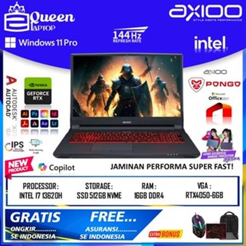 Jual Laptop Gaming Axioo Pongo 750 Core i7 13620H 32GB 1TB RTX4050 6GB ...
