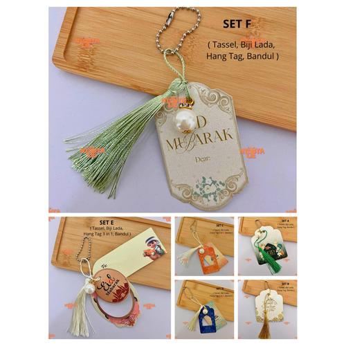 Jual TIK08 Hang Tag SET Karton Sticker Idul Fitri Lebaran Eid Mubarak ...