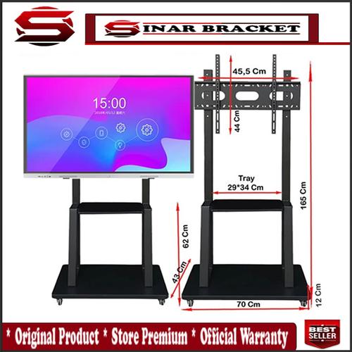 Jual breket standing tv bracket tv standing 75 70 65 60 55 50 43 40 32 ...