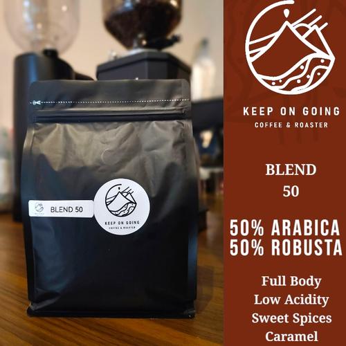 Jual Biji Kopi 50% Arabica | 50/50 Blend Kopi susu Ekonomis Grosir 500g ...
