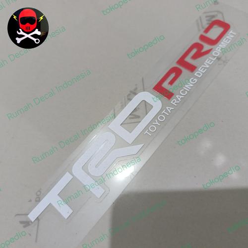 Jual Decal Premium TRD Pro for toyota - Kota Depok - Rumah Decal ...