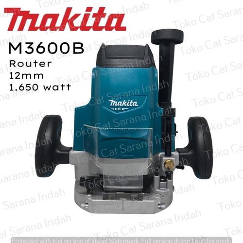 Jual MAKITA M3600B MESIN ROUTER 12MM MAKITA M 3600B MAKITA M 3600 B MESIN PROFIL KAYU MESIN ...