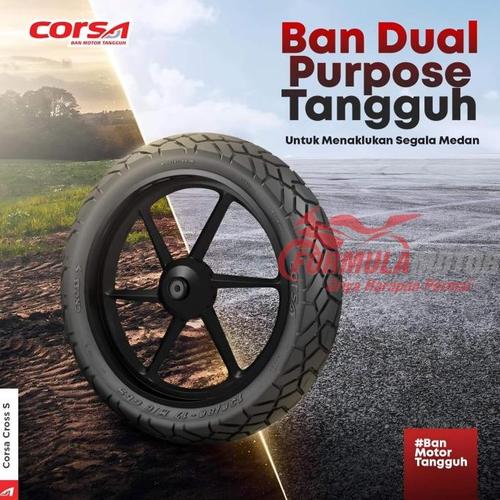 Jual 130/80-17 Corsa Platinum Cross S Dual Purpose - Ban Motor Ring 17 ...