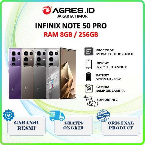 Promo INFINIX Note 50 Pro 8Gb 256Gb Garansi Resmi Infinix Indonesia ...
