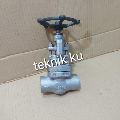 Jual globe valve stainless shoritsu sw 1/2" inch dn15 ss304 class 800 ...
