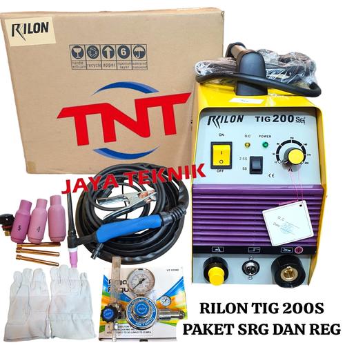 Jual RILON TIG 200S MESIN LAS ARGON RILON TIG 200 S / TRAFO LAS ARGON ...