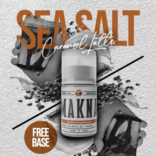 Jual Makna V3 Sea Salt Caramel Latte Freebase 60ML - Authentic Union Labs - Liquid Makna Seasalt ...