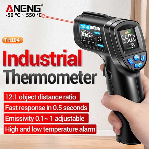 Jual Pengukur Suhu Panas Thermogun Industri Termometer Infrared 50C ...
