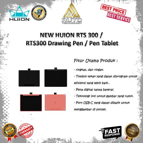 Jual NEW HUION RTS 300 / RTS300 Drawing Pen / Pen Tablet - Hitam ...